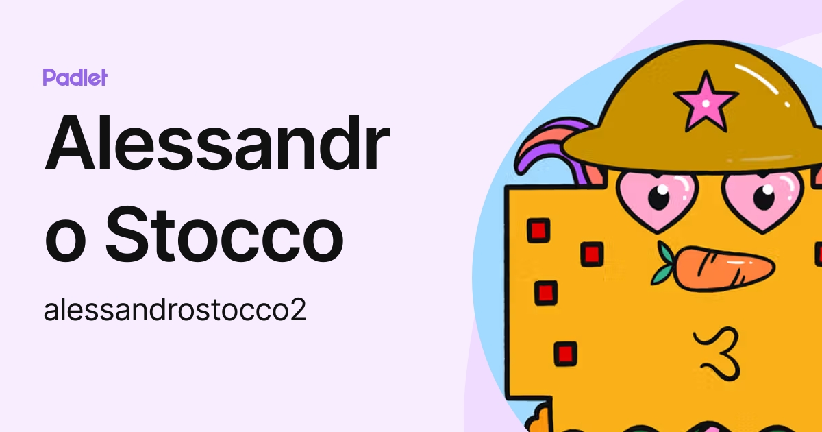 Alessandro Stocco (alessandrostocco2) profile | Padlet