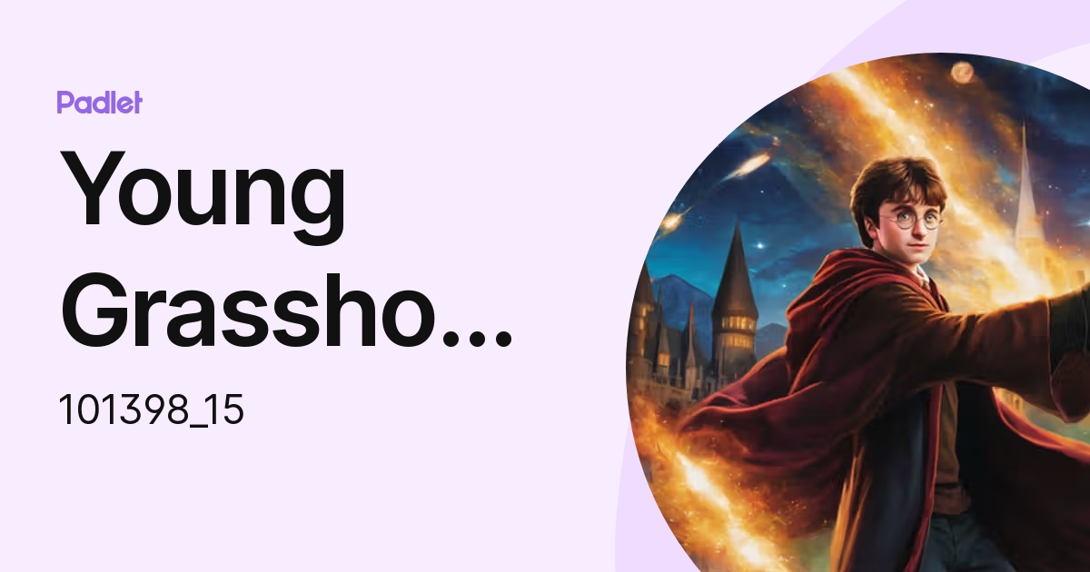 Young Grasshopper (STF) (101398_15) profile | Padlet