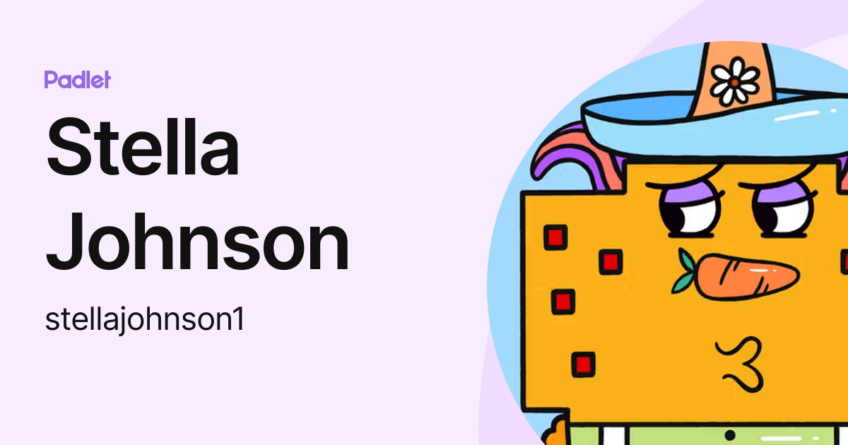Stella Johnson (stellajohnson1) profile | Padlet