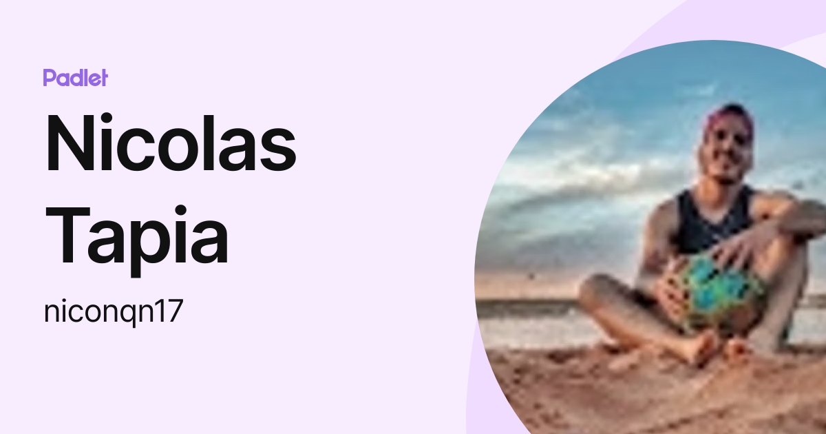 Nicolas Tapia (niconqn17) profile | Padlet