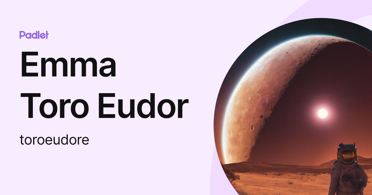 Emma Toro Eudor (toroeudore) profile | Padlet