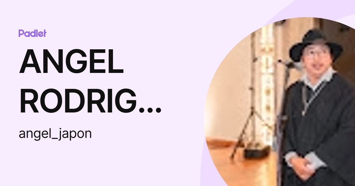 ANGEL RODRIGO JAPON GUALAN (angel_japon) profile | Padlet