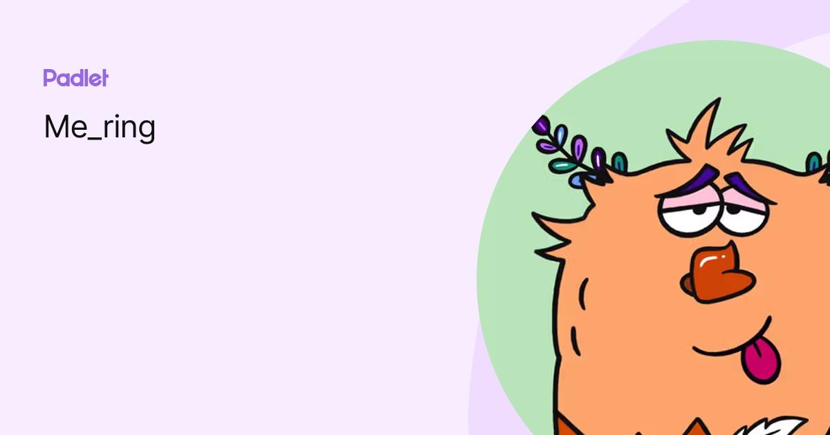 Me_ring profile | Padlet