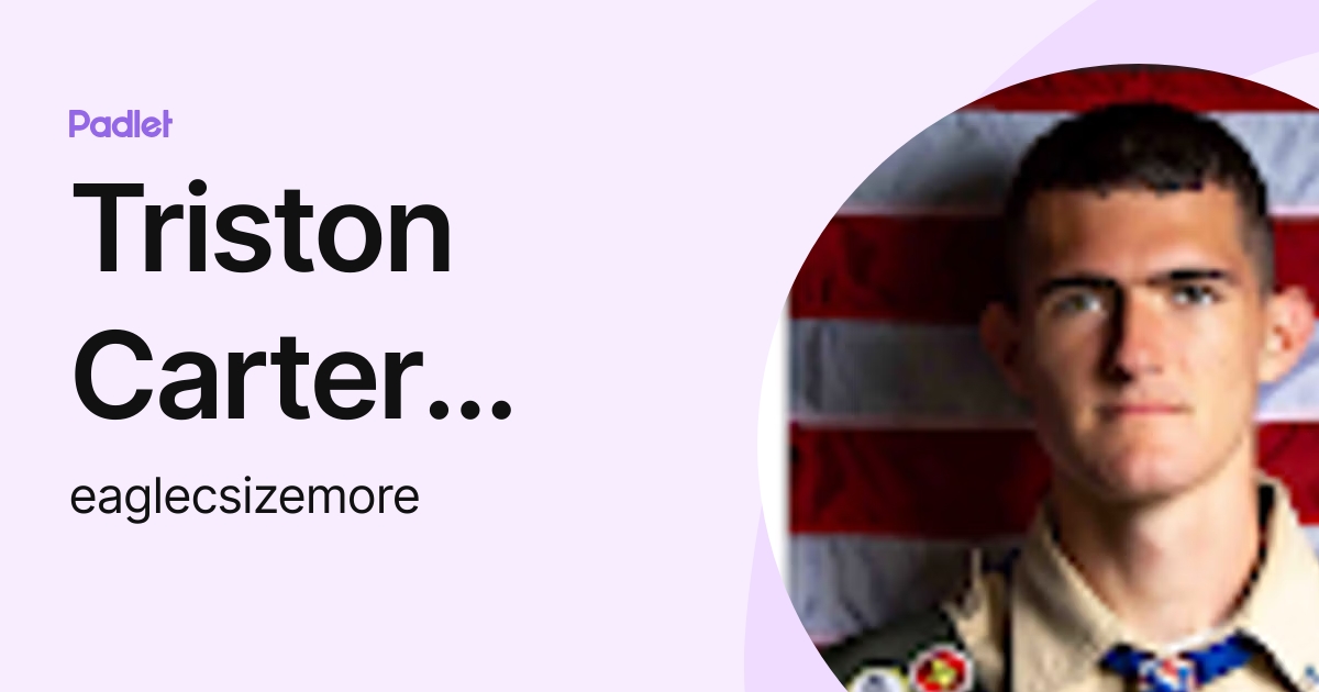 Triston Carter Sizemore (eaglecsizemore) profile | Padlet