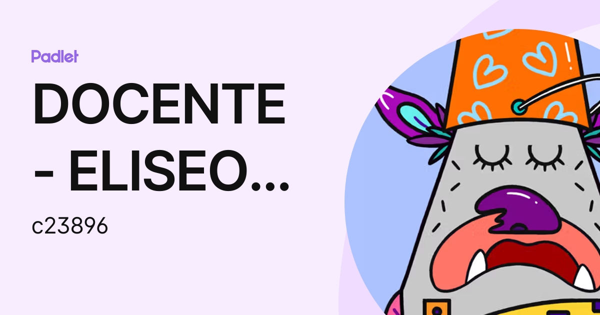 DOCENTE - ELISEO JOSE YAUYO SALAZAR (c23896) profile | Padlet