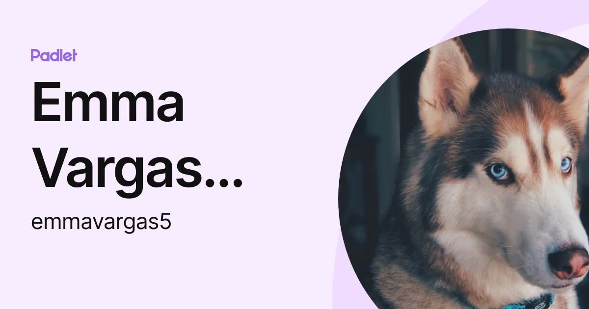 Emma Vargas Castro (emmavargas5) profile | Padlet