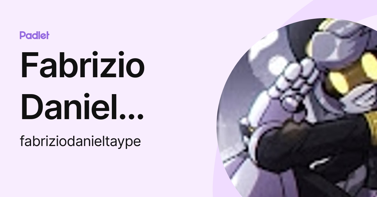 Fabrizio Daniel Taype (fabriziodanieltaype) profile | Padlet
