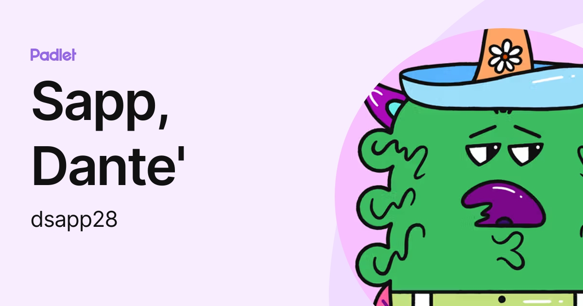 Sapp, Dante' (dsapp28) profile | Padlet