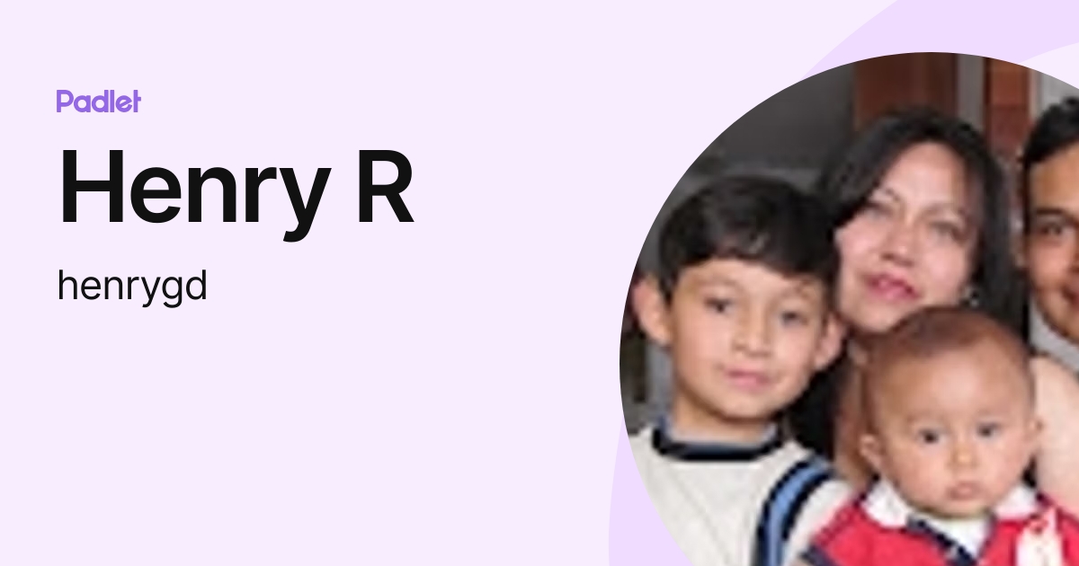 Henry R (henrygd) profile | Padlet
