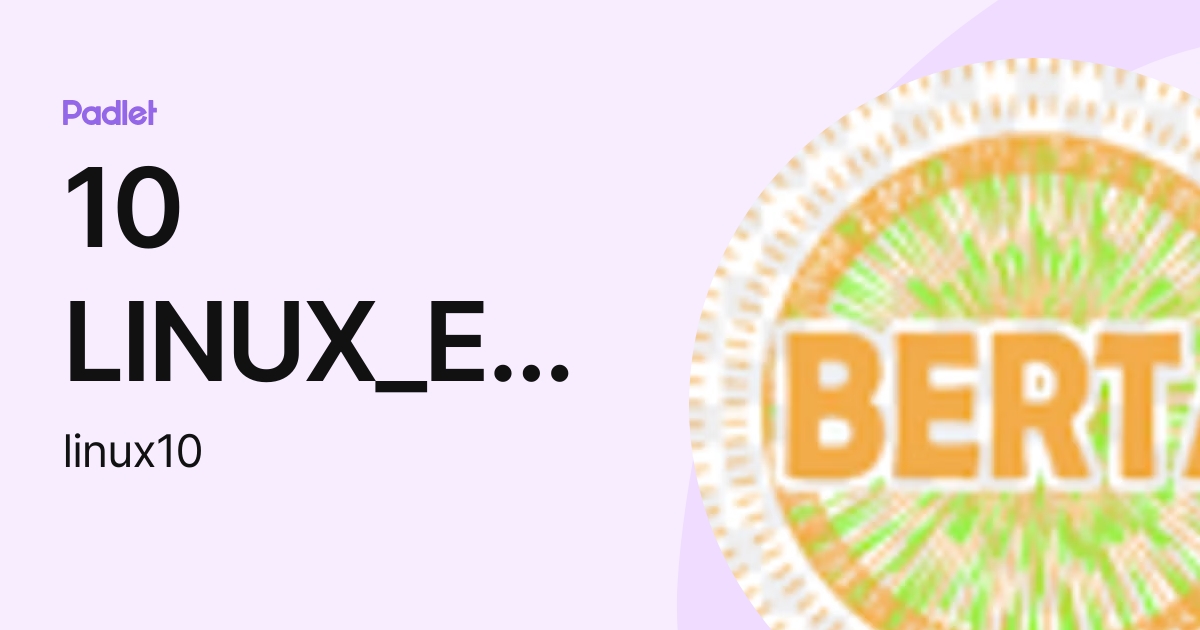 10 LINUX_ESO (linux10) profile | Padlet