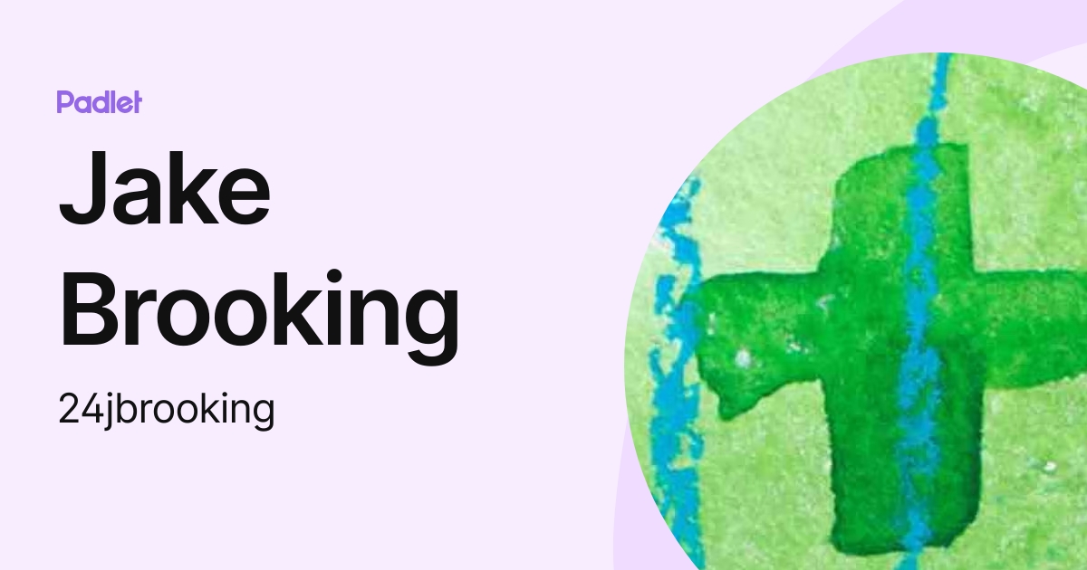 Jake Brooking (24jbrooking) profile | Padlet