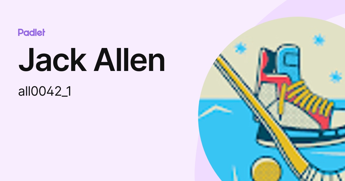 Jack Allen (all0042_1) profile | Padlet