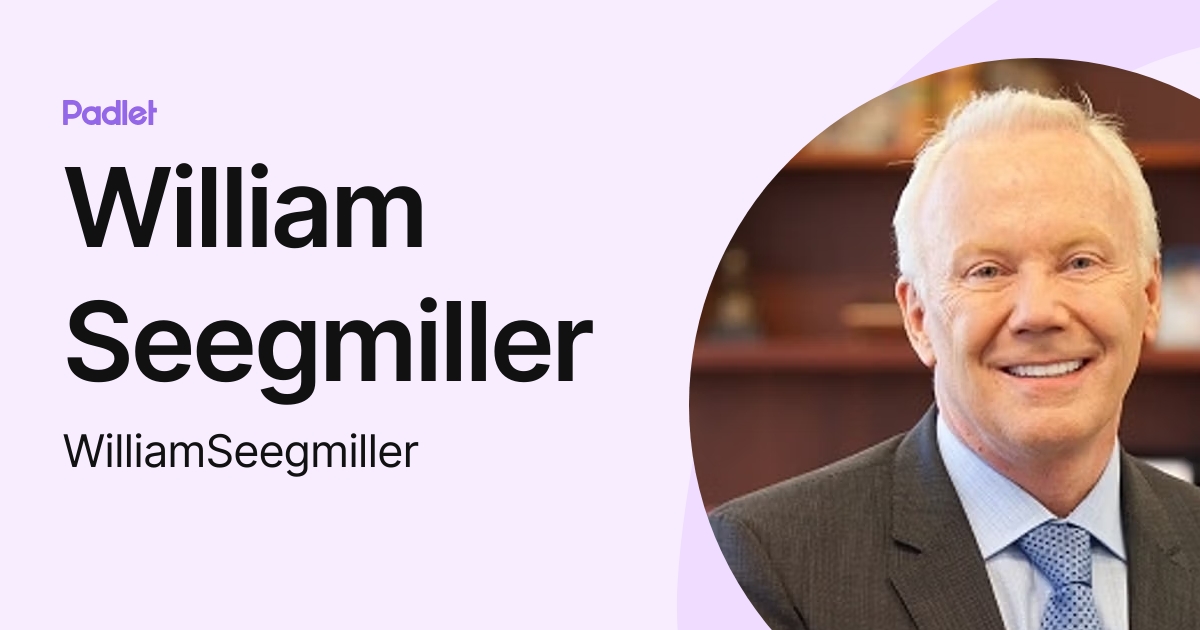 William Seegmiller (WilliamSeegmiller) profile | Padlet