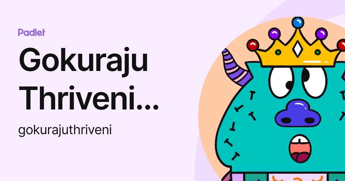 Gokuraju Thriveni Electronics and Communication Engineering (gokurajuthriveni) profile | Padlet