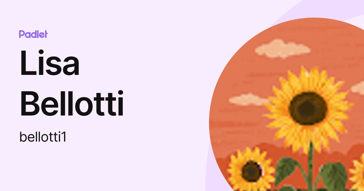 Lisa Bellotti (bellotti1) profile | Padlet