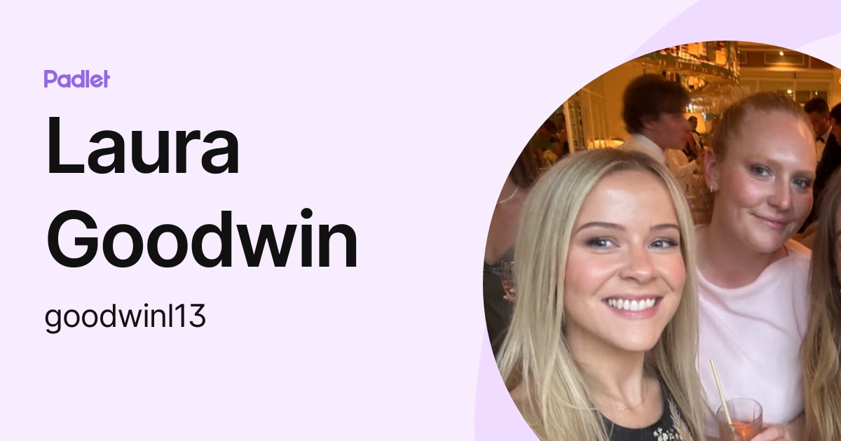 Laura Goodwin (goodwinl13) profile | Padlet