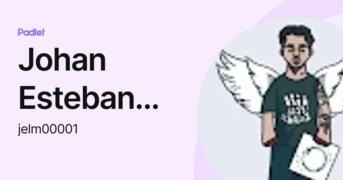 Johan Esteban Lopez Molano (jelm00001) profile | Padlet