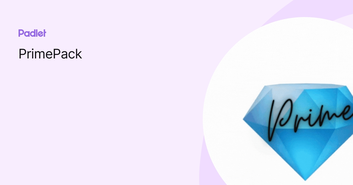 PrimePack profile | Padlet