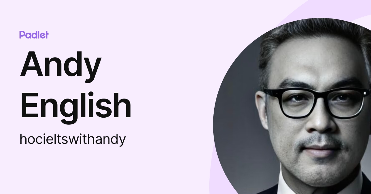 Andy English (hocieltswithandy) profile | Padlet