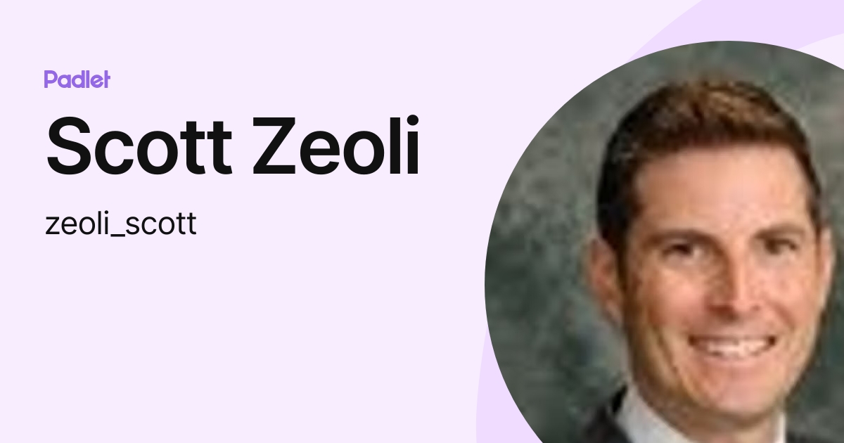 Scott Zeoli (zeoli_scott) profile | Padlet