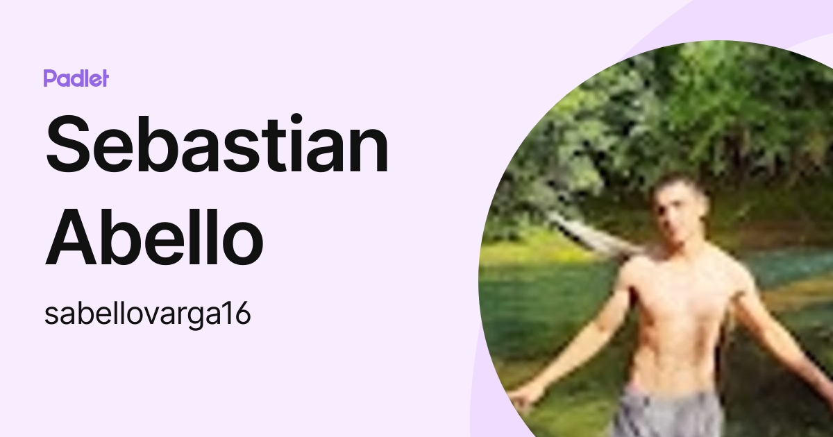 Sebastian Abello (sabellovarga16) profile | Padlet
