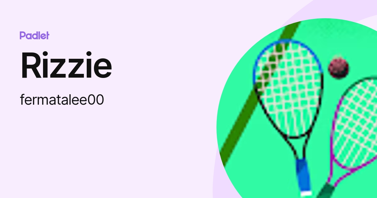 Rizzie (fermatalee00) profile | Padlet