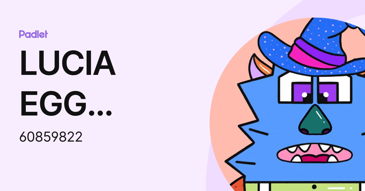 LUCIA EGG MERINO (60859822) profile | Padlet