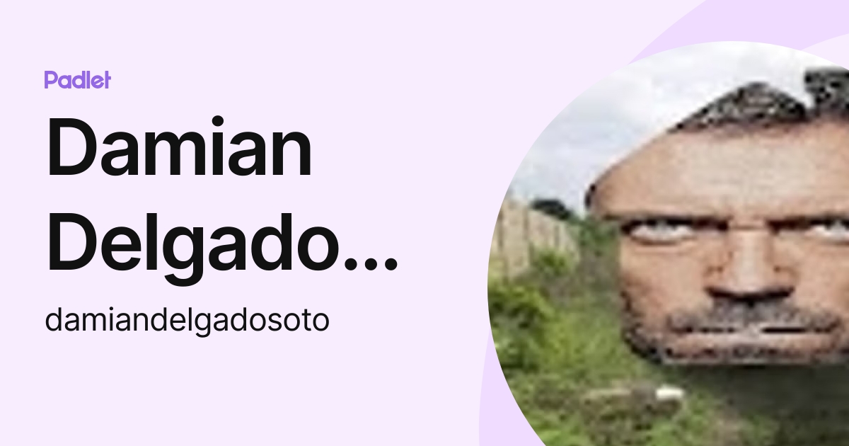 Damian Delgado Soto (damiandelgadosoto) profile | Padlet