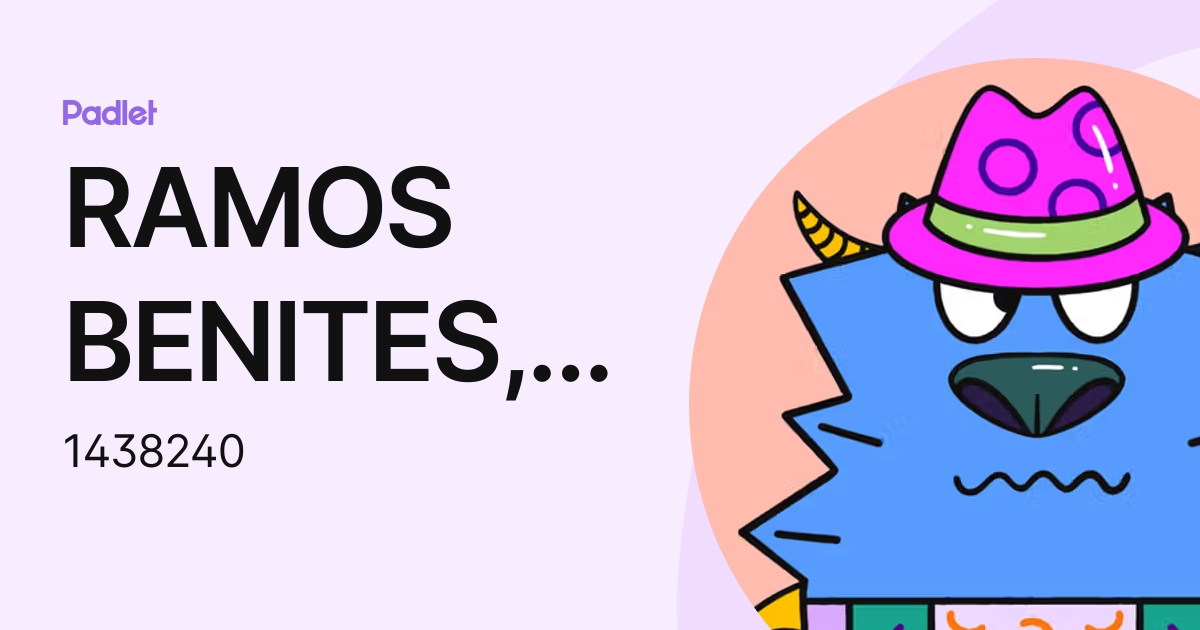 RAMOS BENITES, SERGIO RAUL (1438240) profile | Padlet