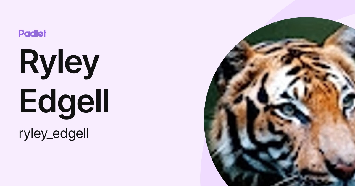 Ryley Edgell (ryley_edgell) profile | Padlet