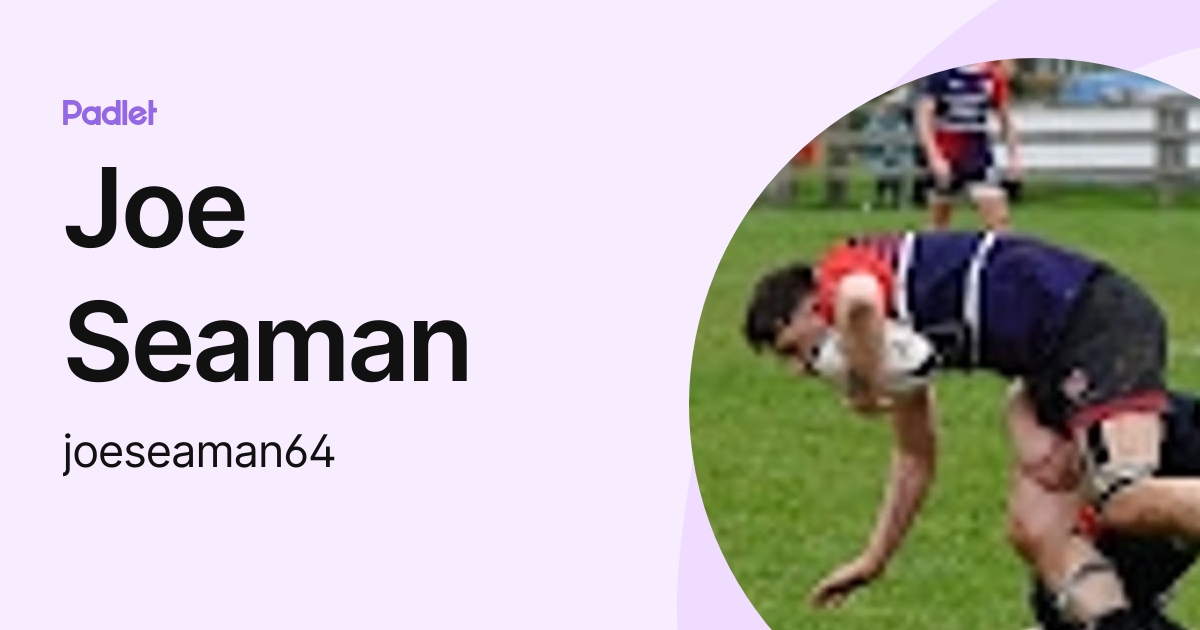Joe Seaman (joeseaman64) profile | Padlet