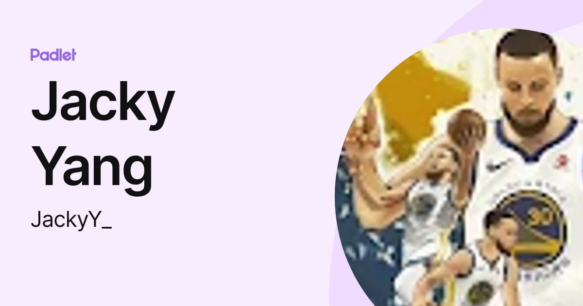 Jacky Yang (JackyY_) profile | Padlet