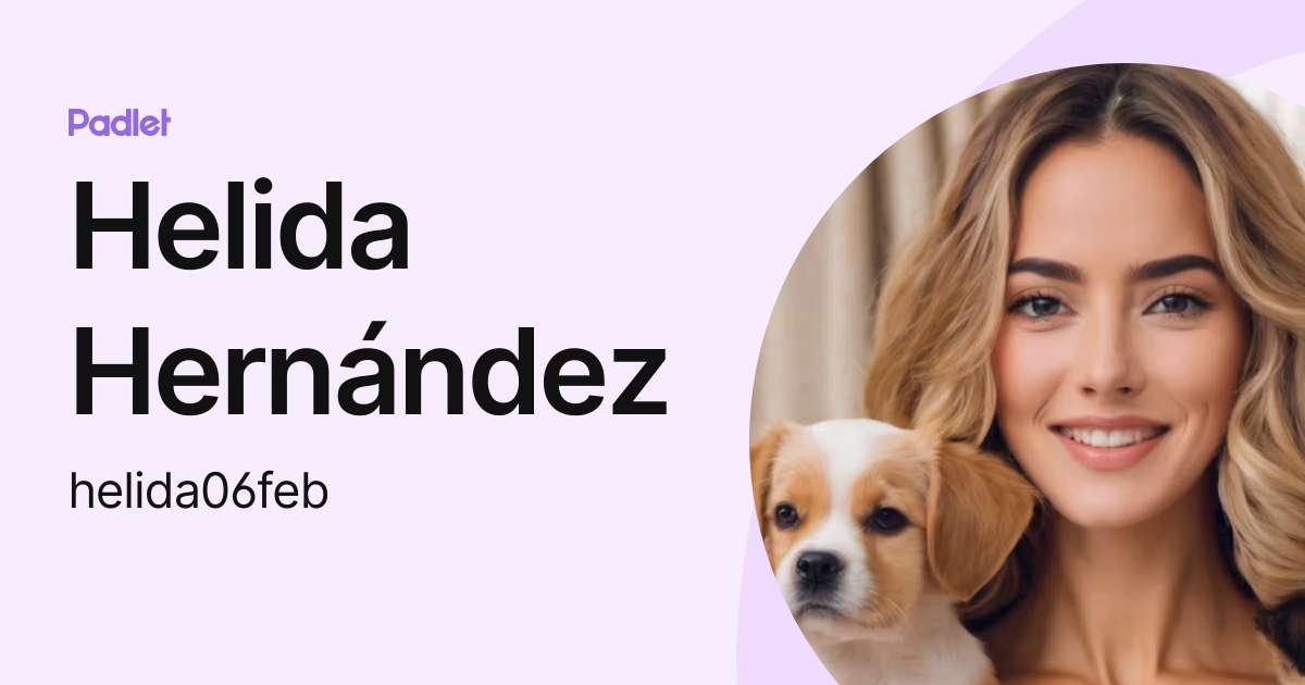 Helida Hernández (helida06feb) profile | Padlet