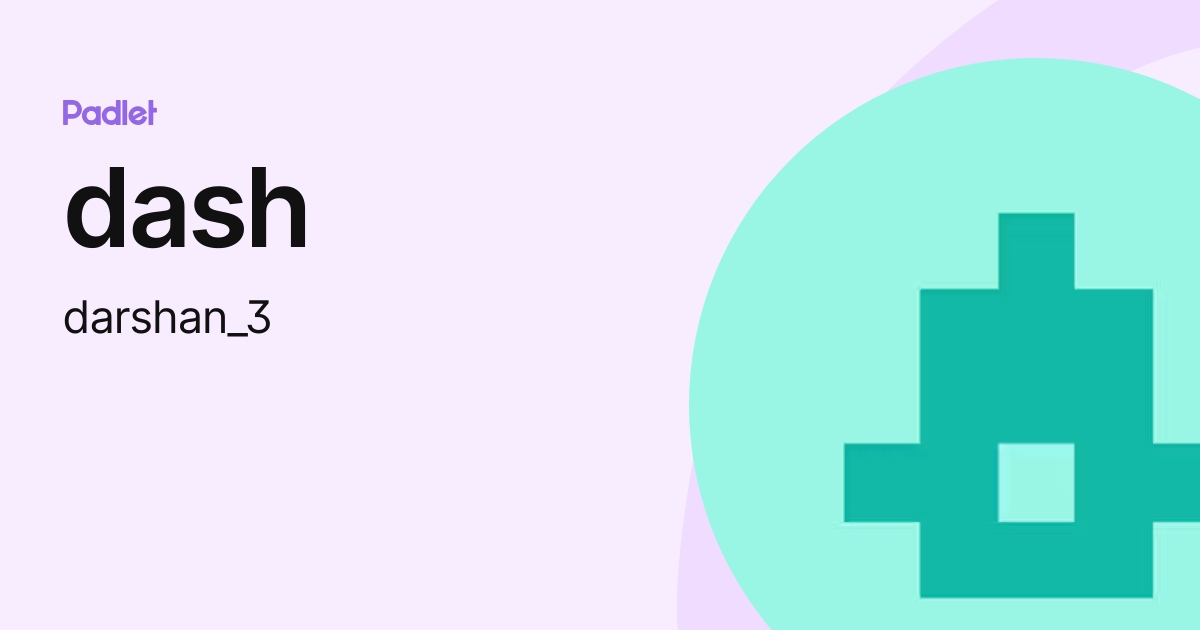 dash (darshan_3) profile | Padlet