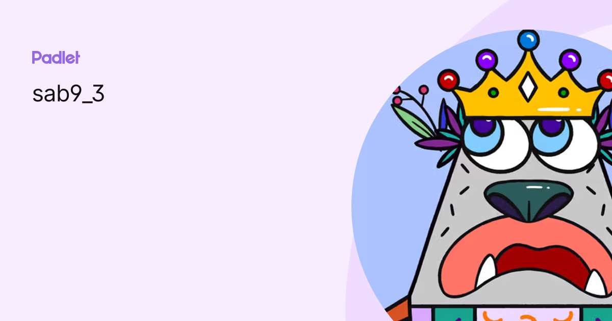 sab9_3 profile | Padlet