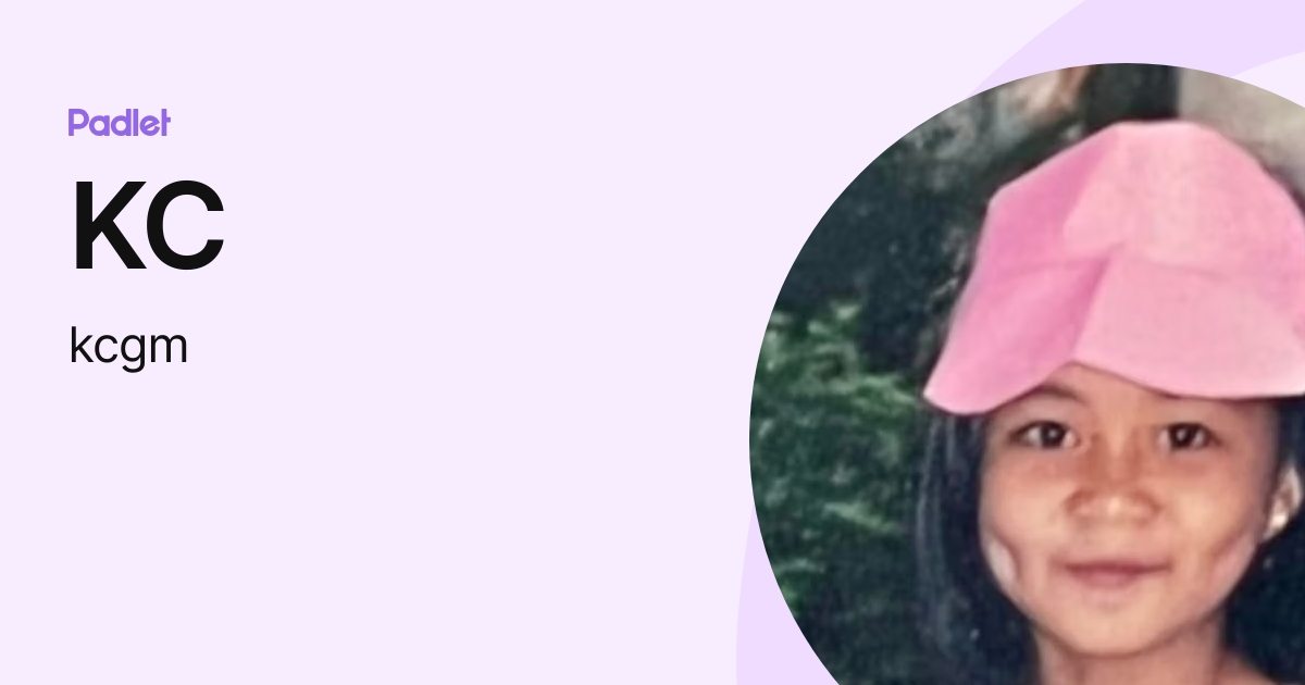 KCGM (byletterk) profile | Padlet