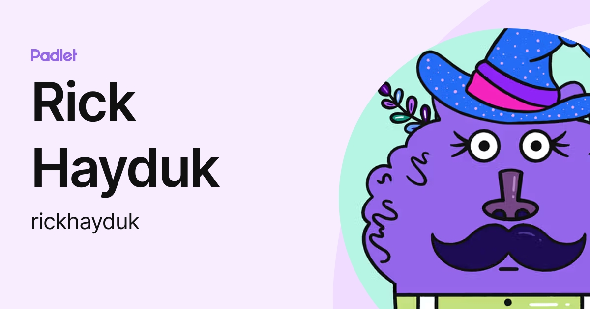 Rick Hayduk (rickhayduk) profile | Padlet
