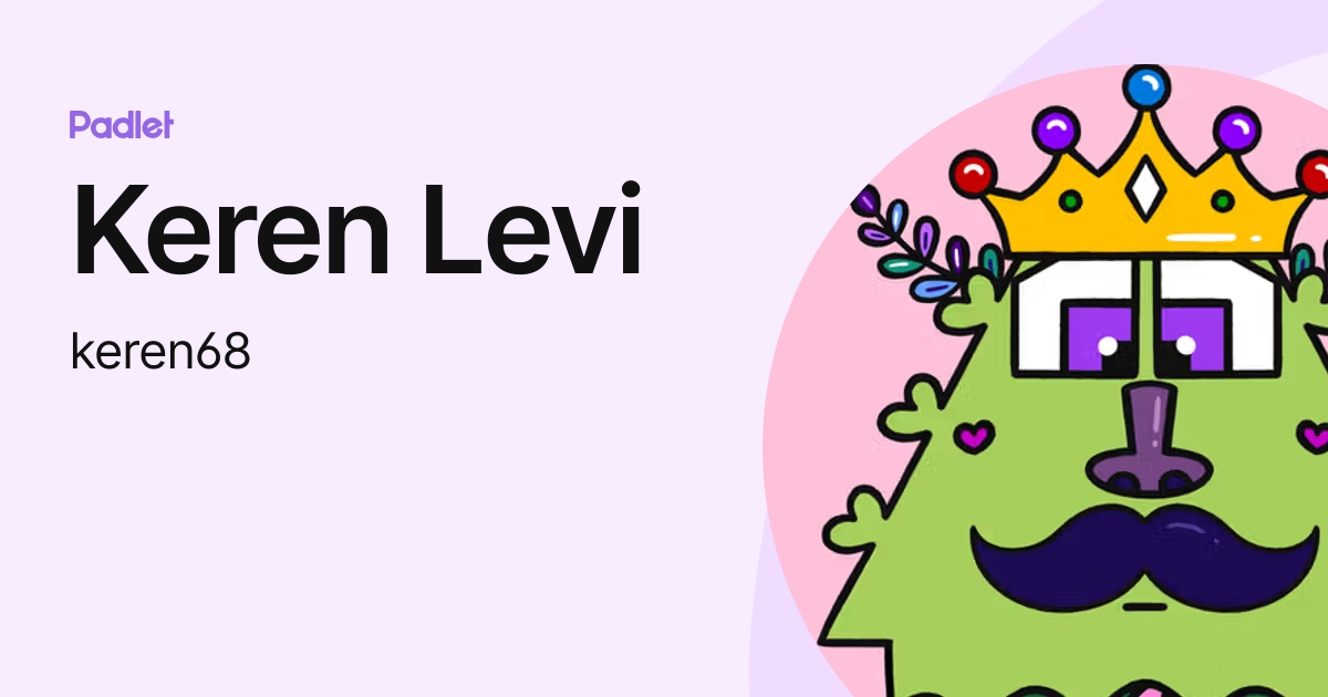 Keren Levi (keren68) profile | Padlet