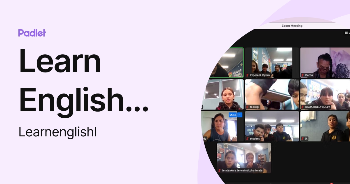 Learn English Live (Learnenglishl) profile | Padlet