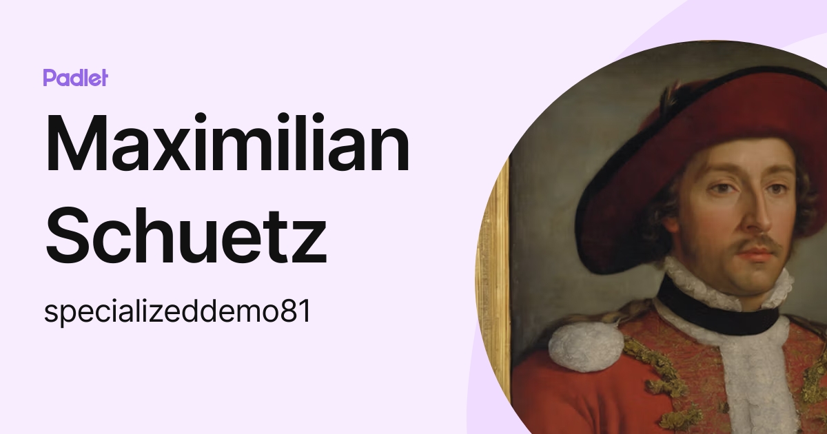 Maximilian Schuetz (specializeddemo81) profile | Padlet