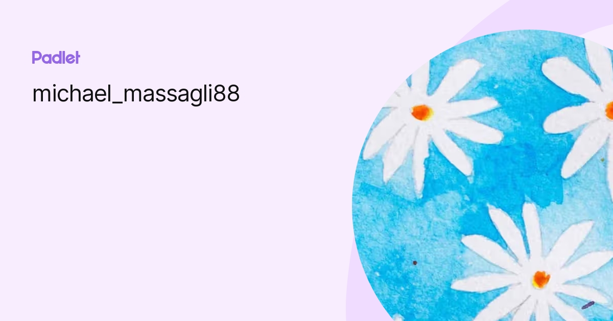 michael_massagli88 profile | Padlet