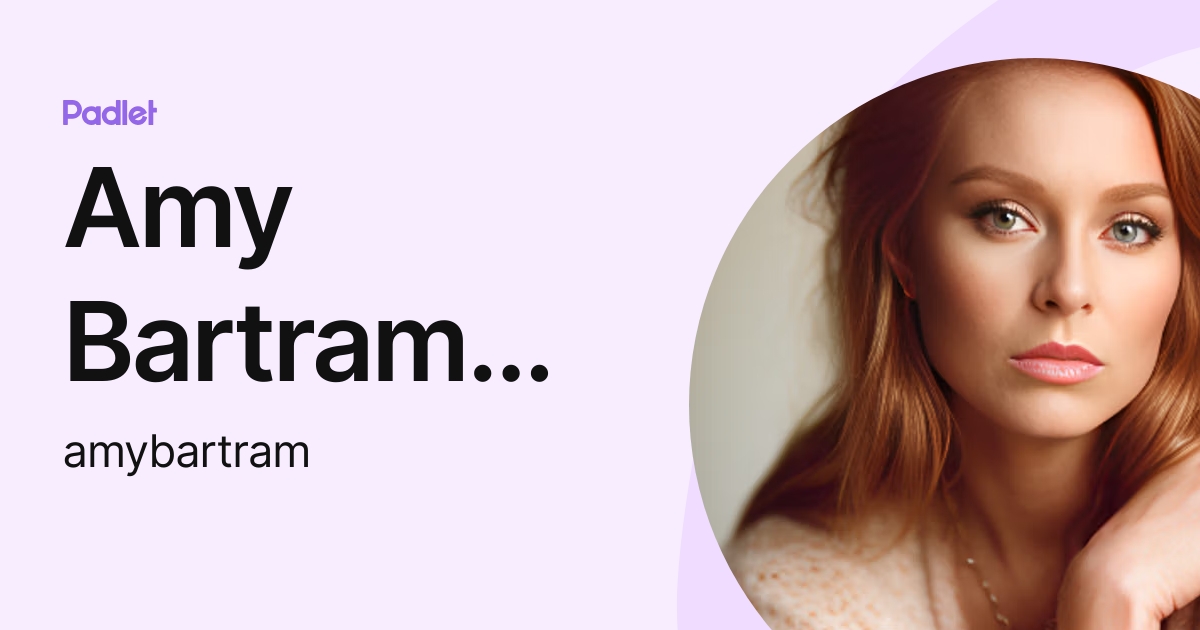 Amy Bartram (pronounced BARR-trum) *pronouns: she/her (amybartram ...
