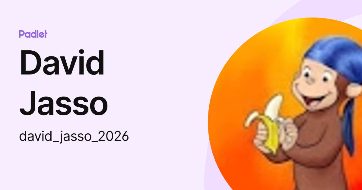 David Jasso (davidjasso) profile | Padlet