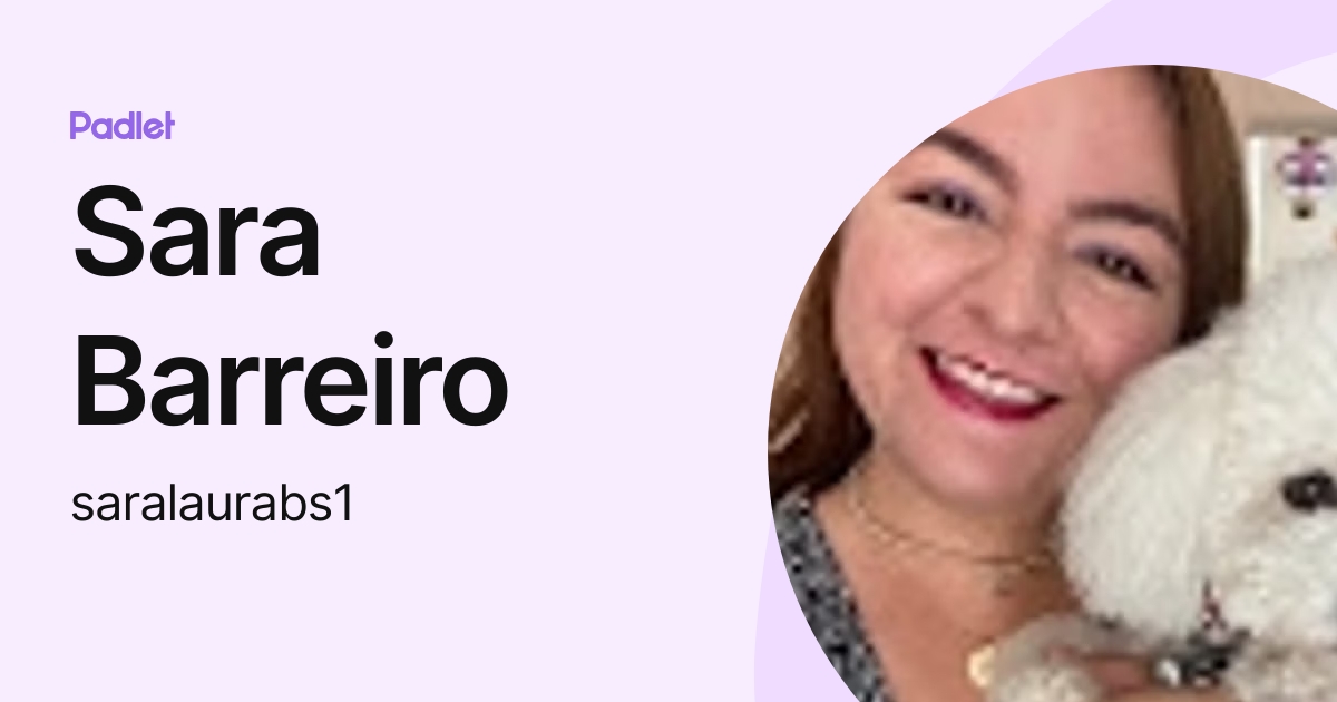 Sara Barreiro (saralaurabs1) profile | Padlet