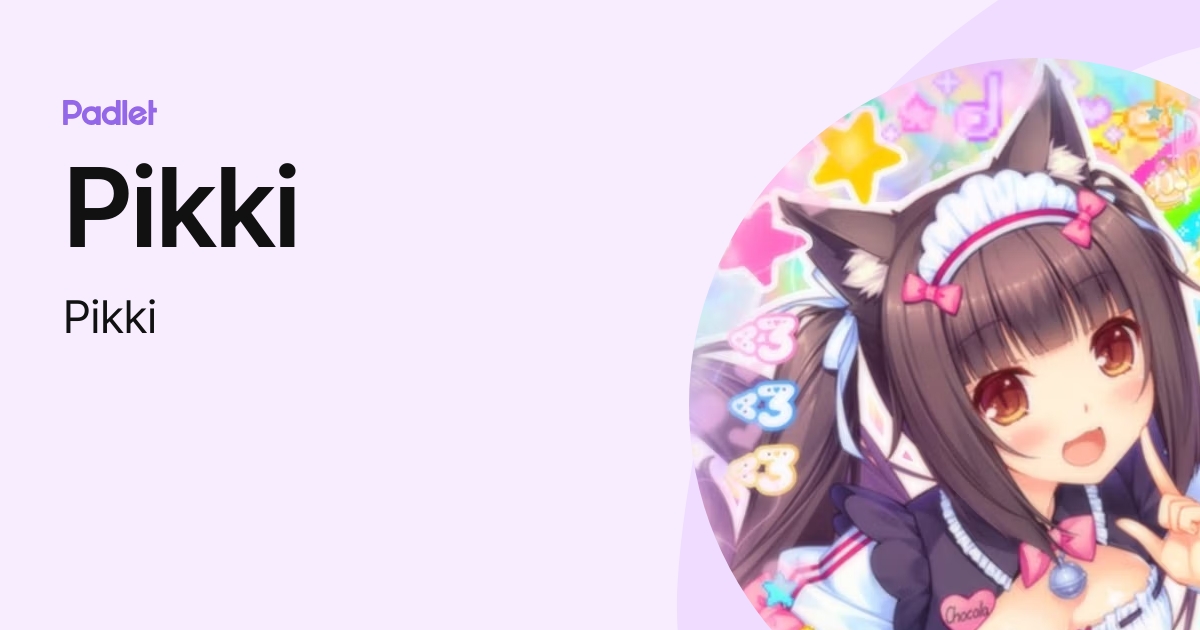 Pikki (Pikki) profile | Padlet