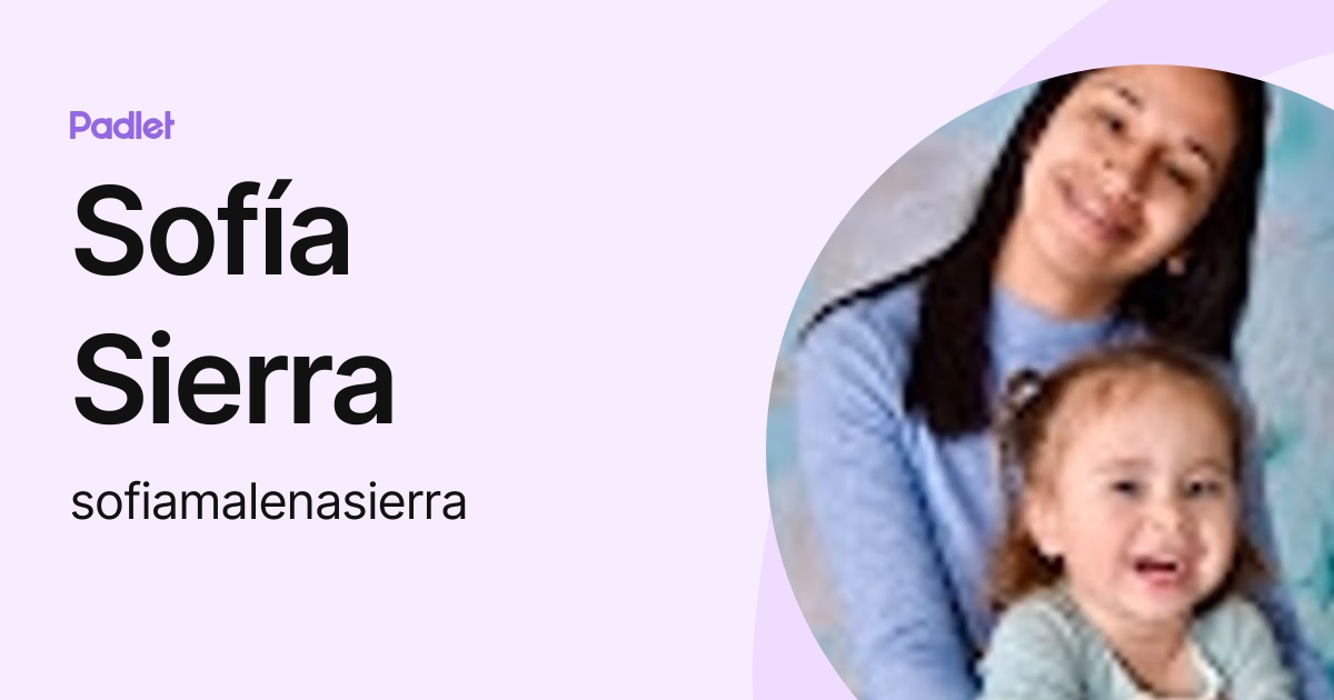 Sofía Sierra (sofiamalenasierra) profile | Padlet