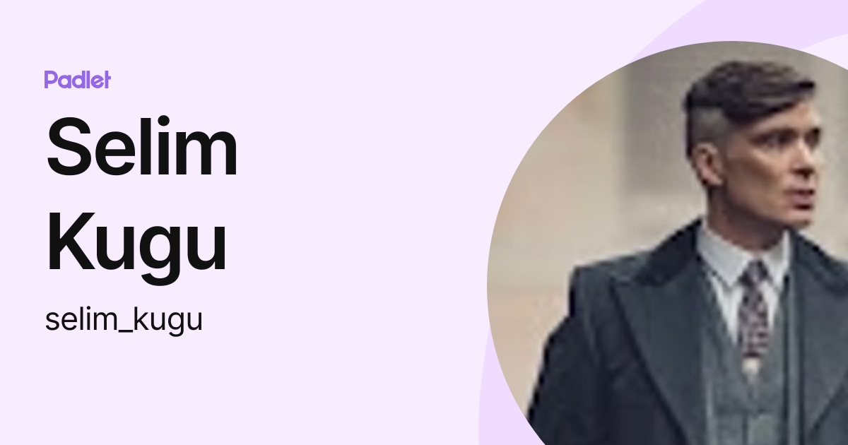 Selim Kugu (selim_kugu) profile | Padlet