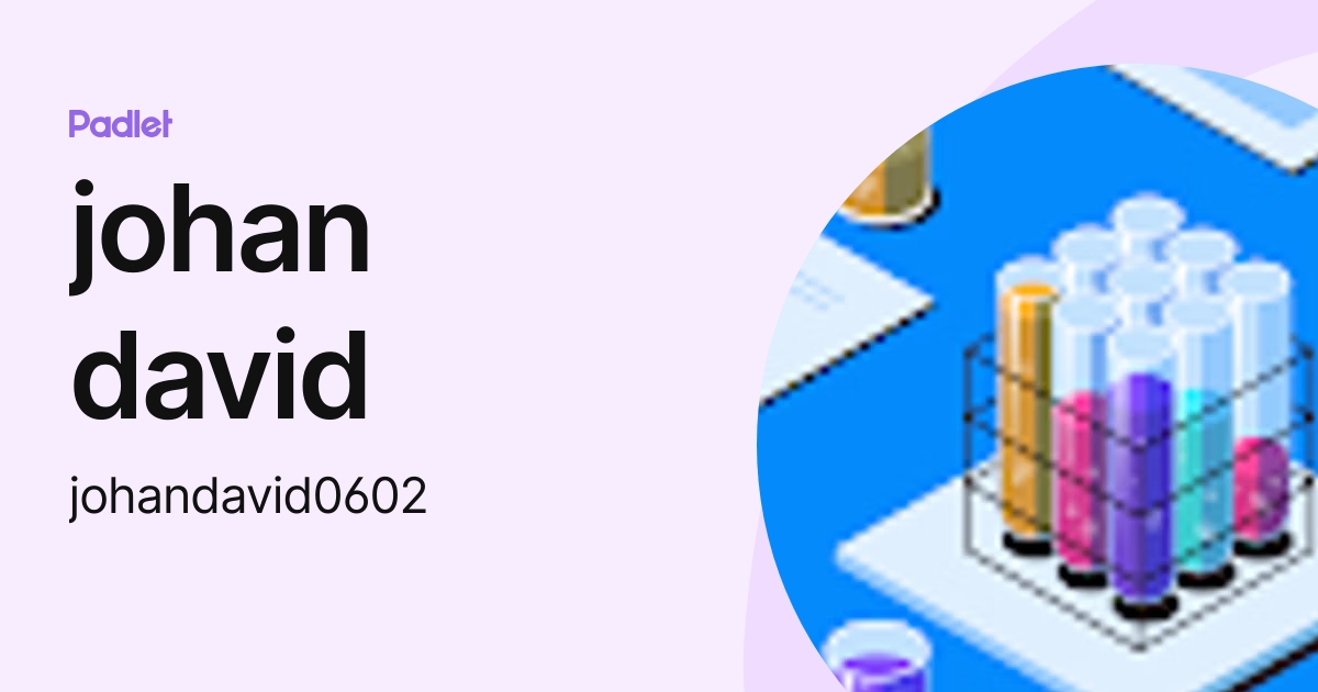 johan david (johandavid0602) profile | Padlet
