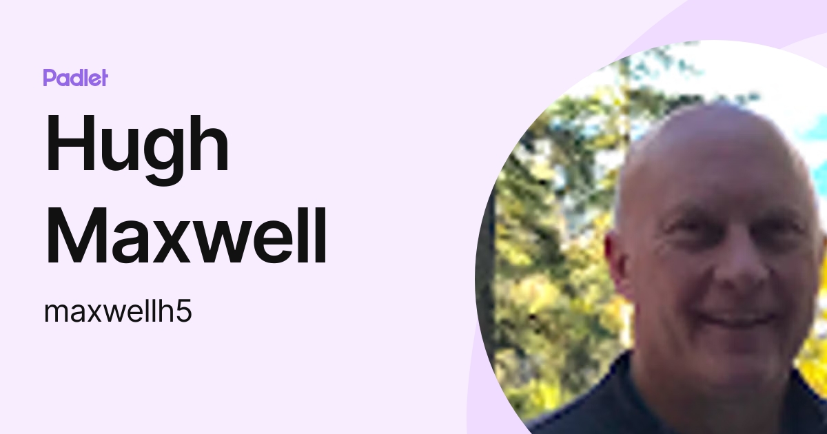 Hugh Maxwell (maxwellh5) profile | Padlet