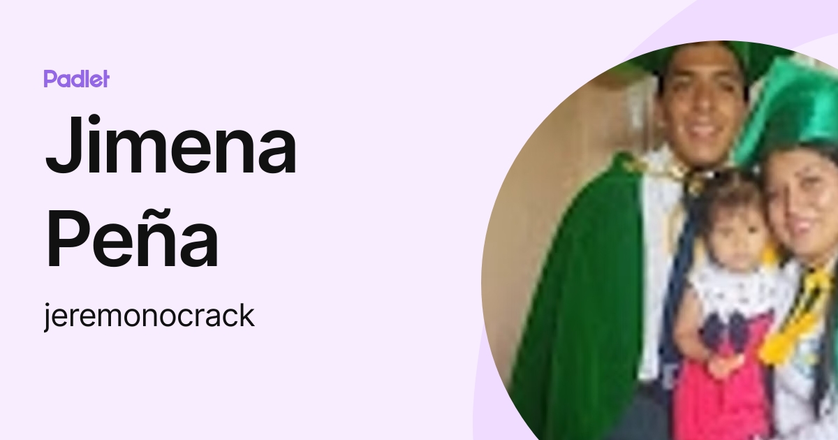 Jimena Peña (jeremonocrack) profile | Padlet